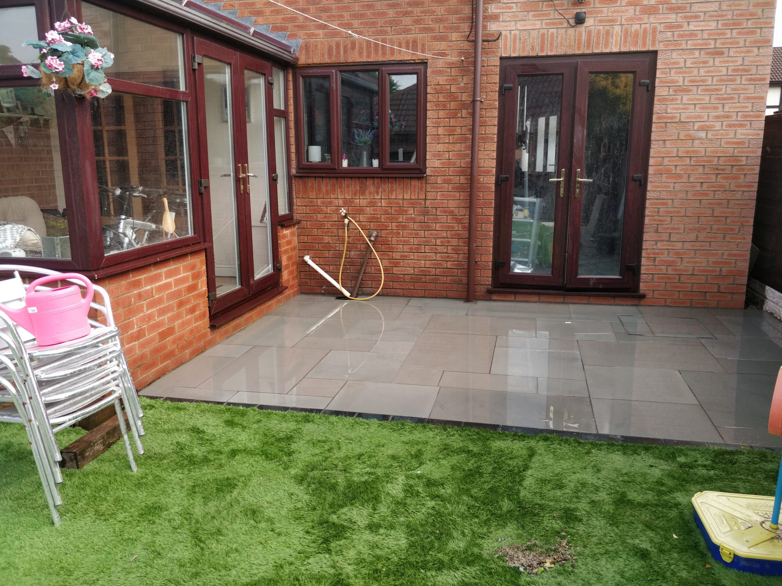 Indian Stone Flagging - Altrincham, Manchester - Case Study